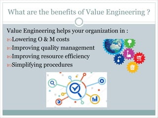Value engineering significance | PPT