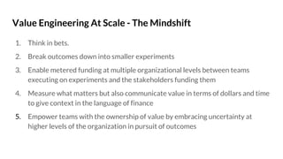 PUTTING THE VALUE BACK IN VALUE ENGINEERING: Leveraging Lean thinking ...