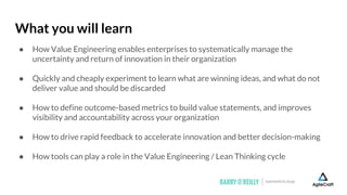 PUTTING THE VALUE BACK IN VALUE ENGINEERING: Leveraging Lean thinking ...