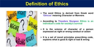 Values and Ethics in life for self improvement | PPTX