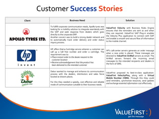 Value first corporate presentation | PPT