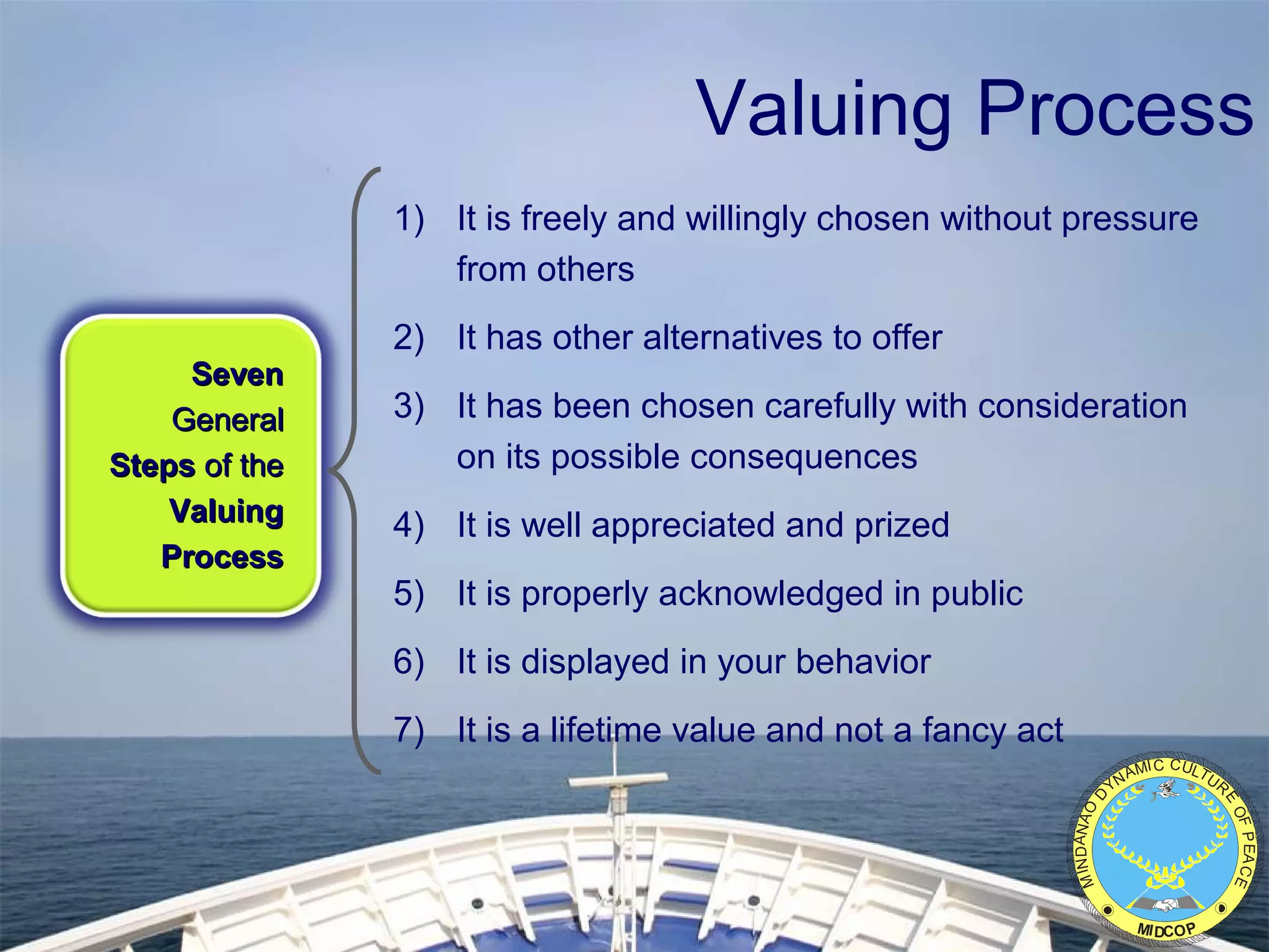 Value Formation | PPT