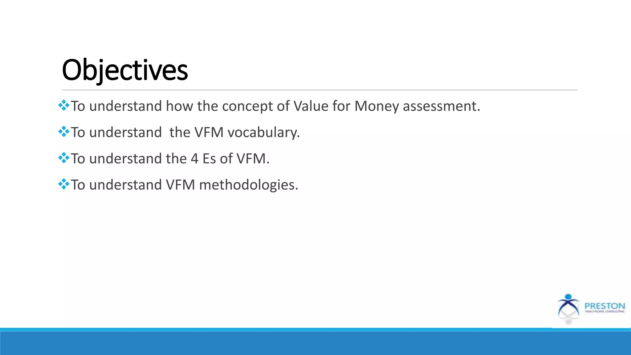 Value for money assessment | PPTX