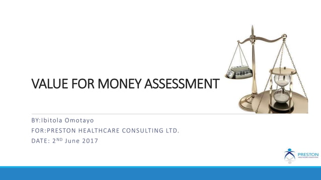 Value for money assessment | PPTX