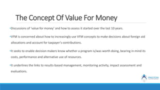 Value for money assessment | PPTX