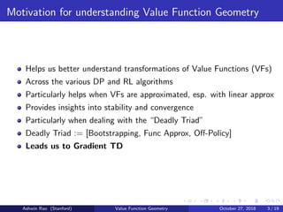 Value Function Geometry and Gradient TD | PDF