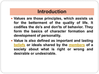 Value inculcation through teaching | PPTX