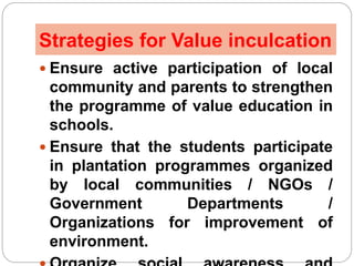Value inculcation through teaching | PPTX