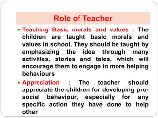 Value inculcation through teaching | PPTX