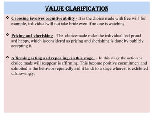 VALUE IN NURSING. Value classification. pptx | PPT