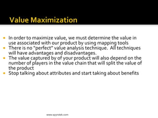 Value in Use Analysis for New Product Introductions | PPT