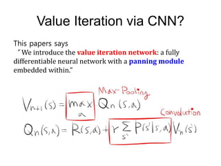 Value iteration networks | PPT
