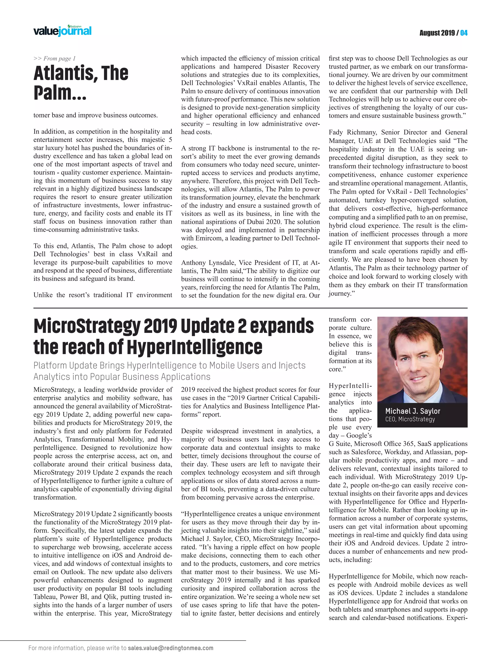 Redington Value journal - August 2019 | PDF