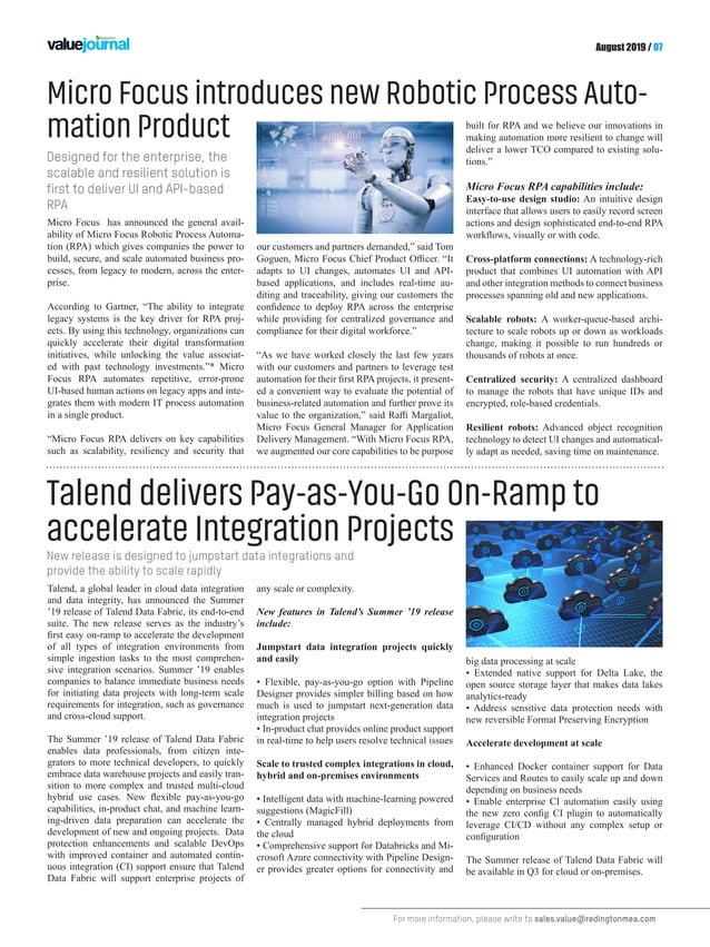 Redington Value journal - August 2019 | PDF