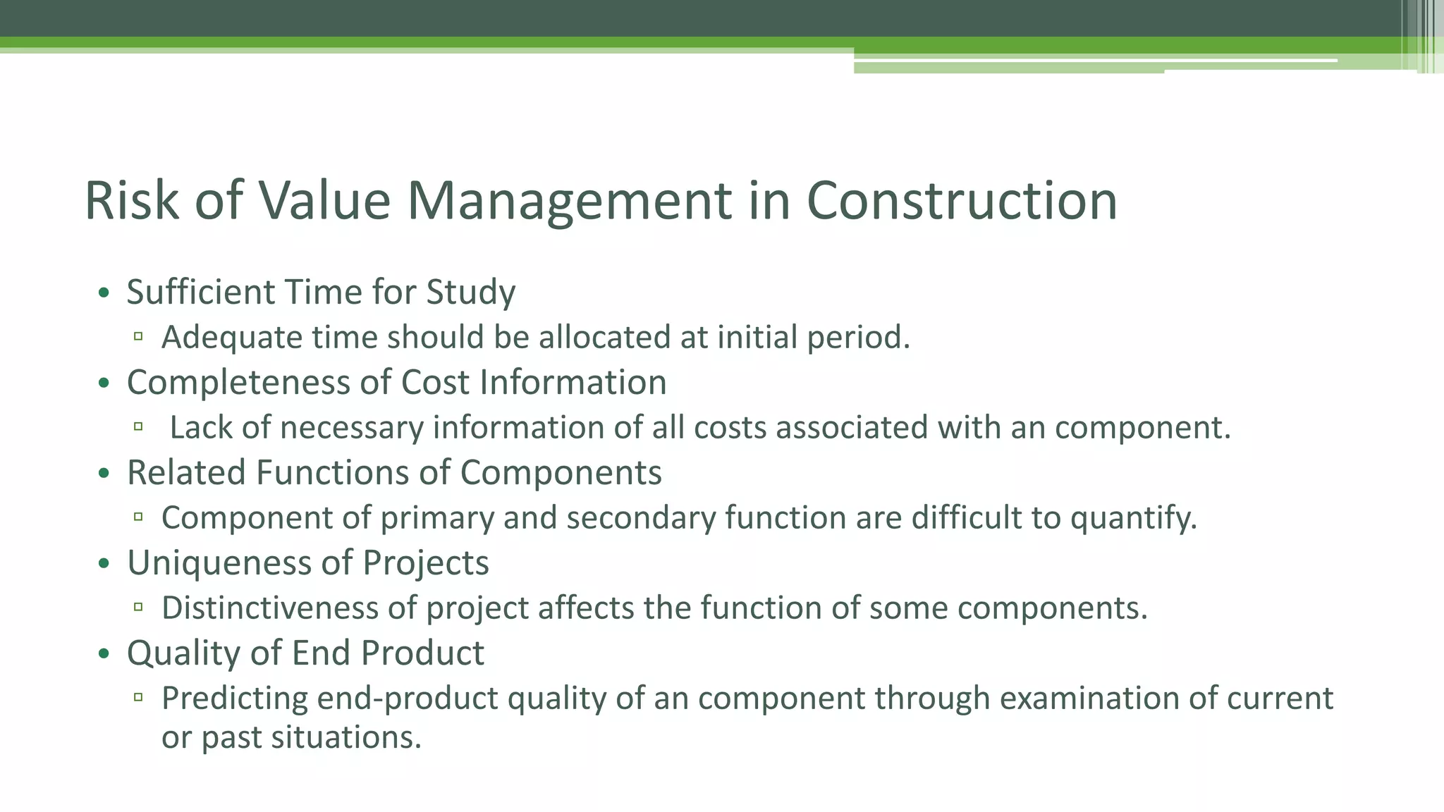 Value management presentation | PPTX