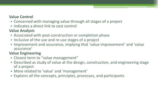 Value management presentation | PPTX