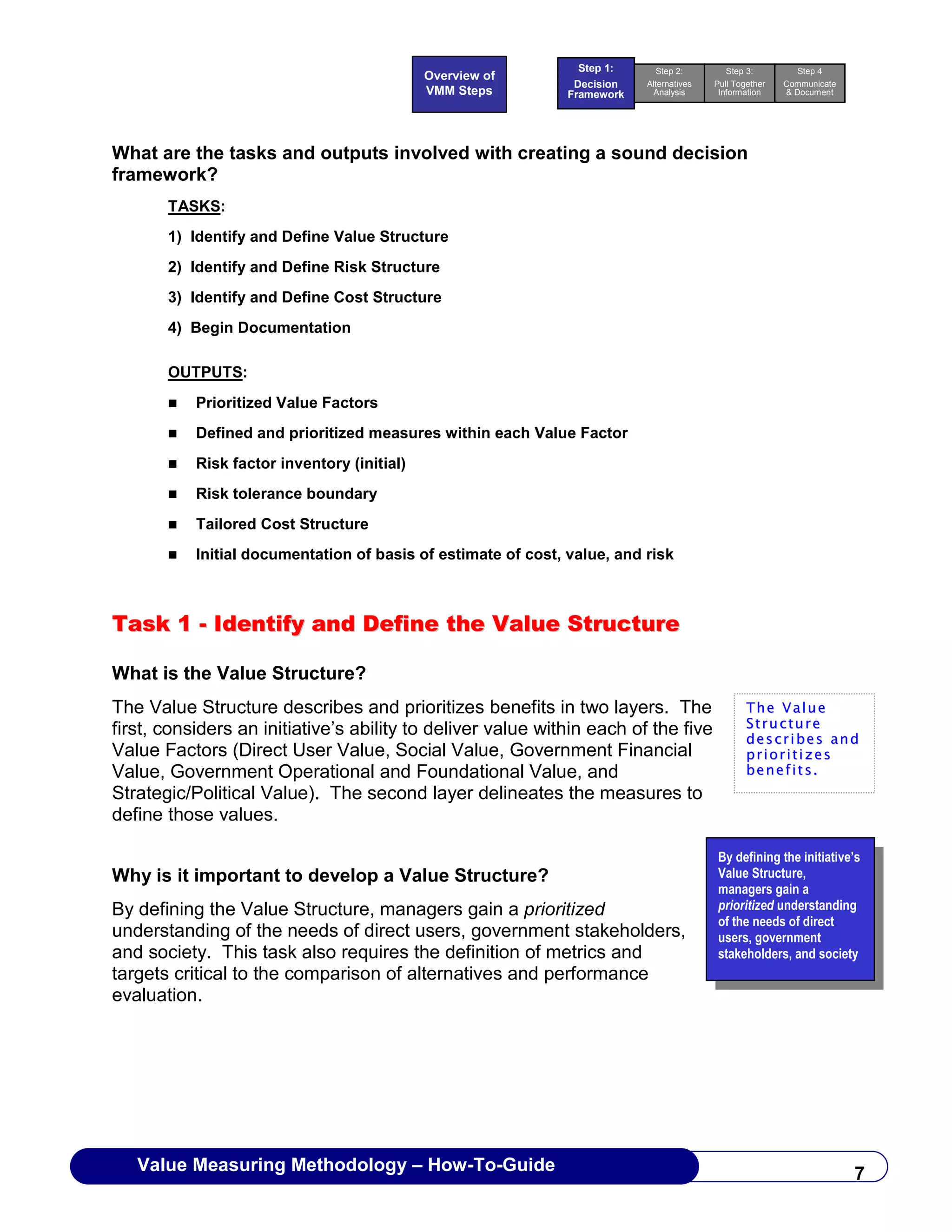 Value measuring methodology how to guide | PDF