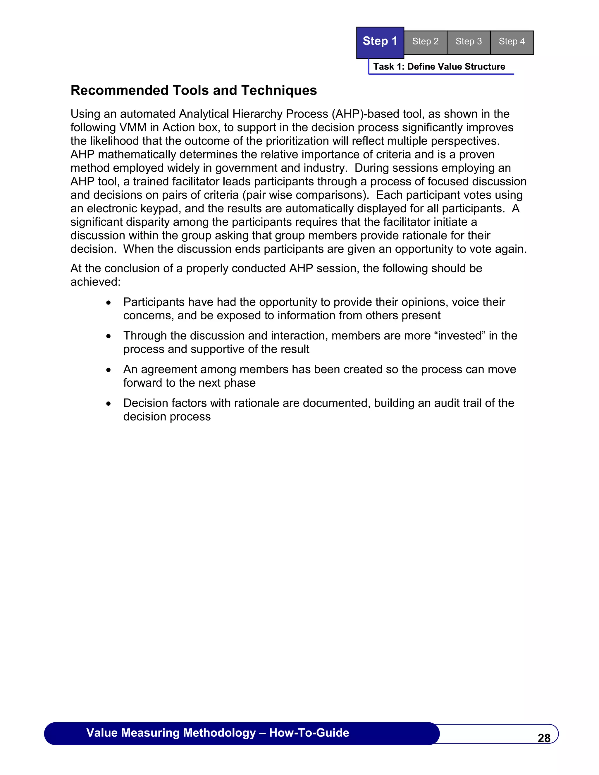 Value measuring methodology how to guide | PDF