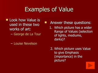 VALUE powerpoint | PPT | Arts and Crafts | Hobbies & Interests