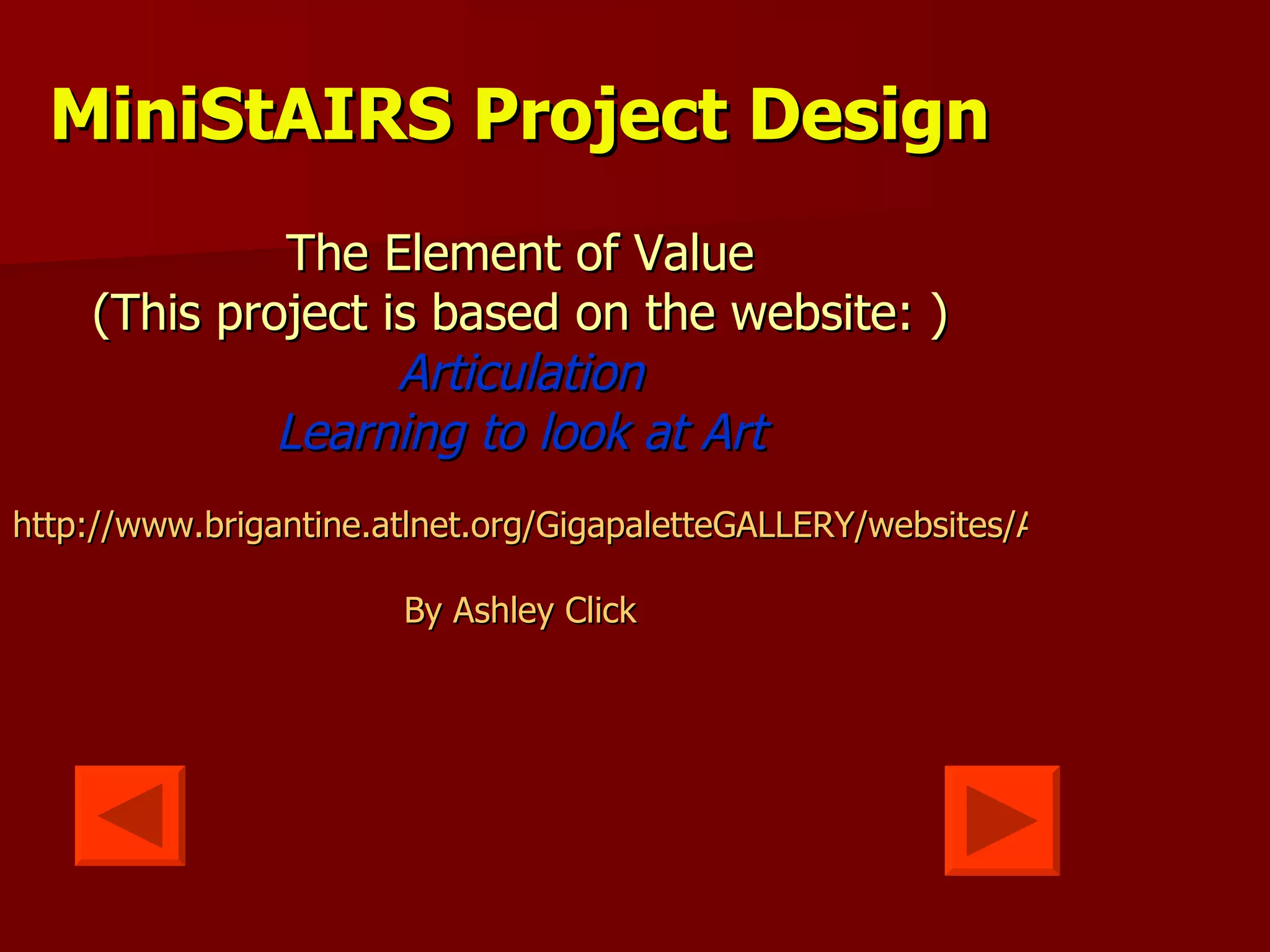 Value Ppt for Middle School Art Students | PPT