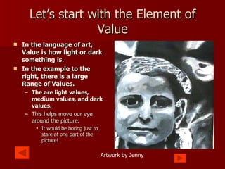 Value Ppt for Middle School Art Students | PPT