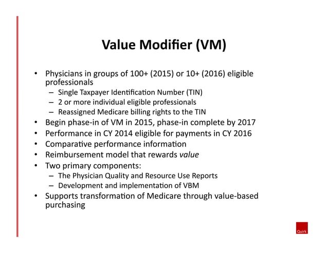 Value Modifier | PPT