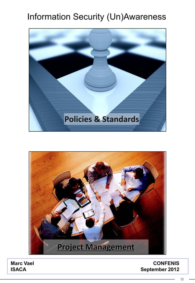 Information security (un)awareness by Marc Vael | PDF | IT and Internet ...