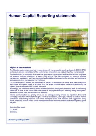 VaLUENTiS Human Capital Reporting model template 310106 | PDF