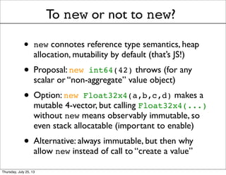 Value objects in JS - an ES7 work in progress | PDF