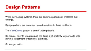 Value Objects | PPT