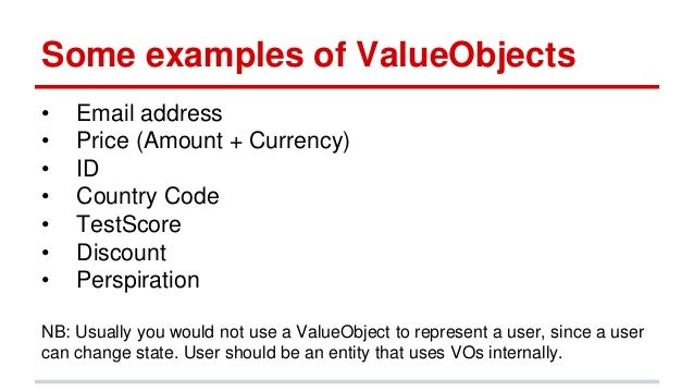 Value Objects