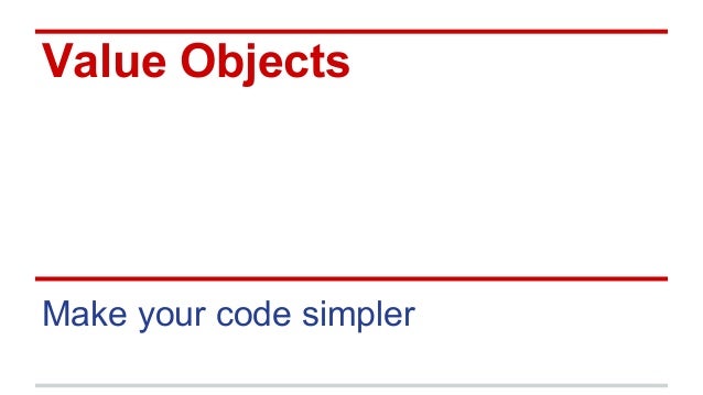 Value objects