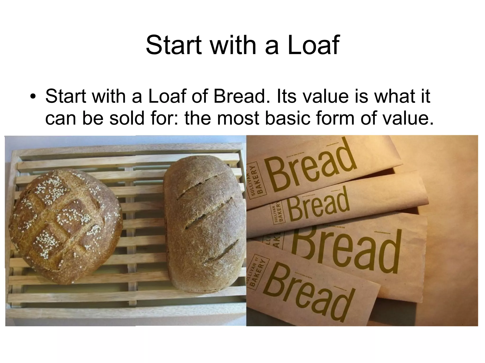 Value of bread | ODP