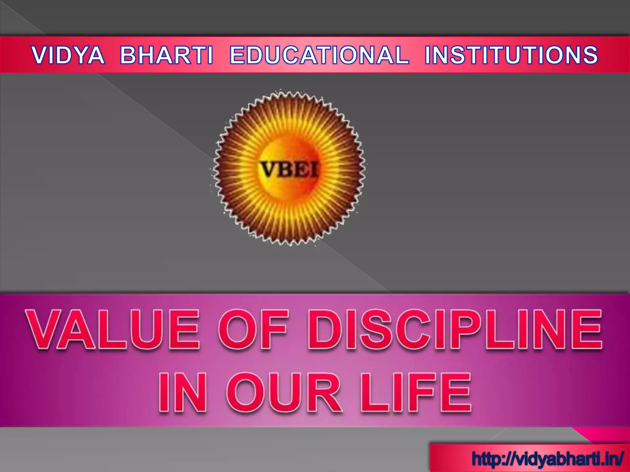 Value of discipline in our life | PPTX