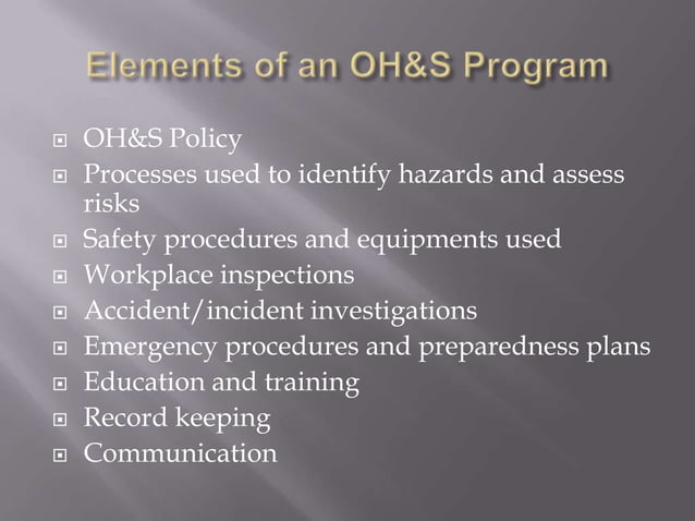 Value Of Health & Safety In Workplace | PPTX