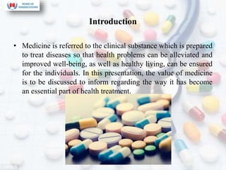 Value of Medicine .pptx