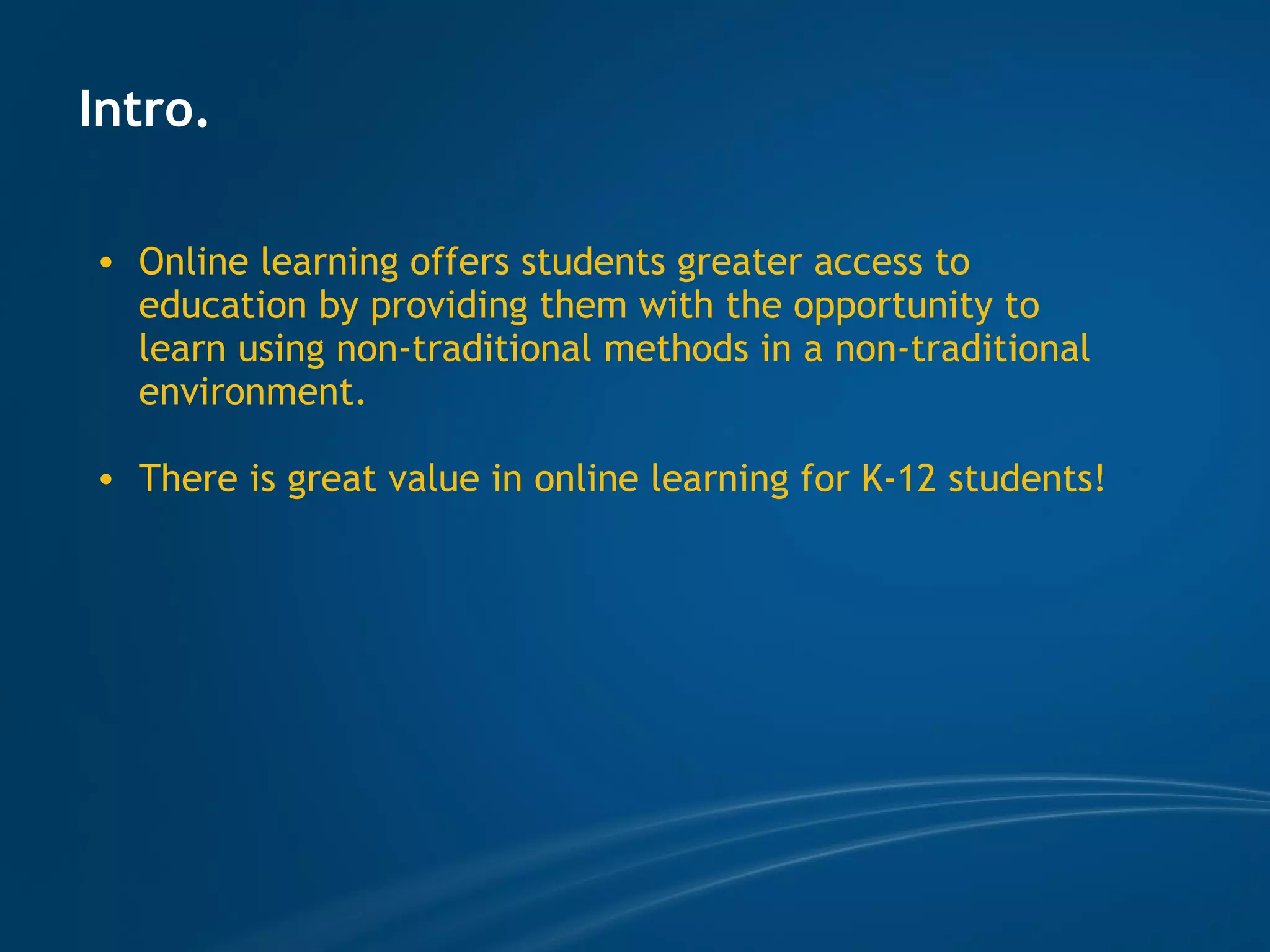 Value Of Online Learning | PPT