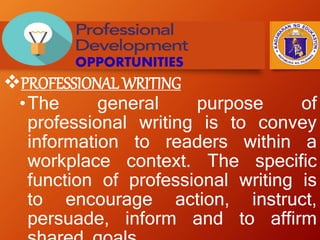 Value of professional development for teachers | PPTX