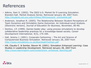 BTS - Value Of Simulation Learning | PDF