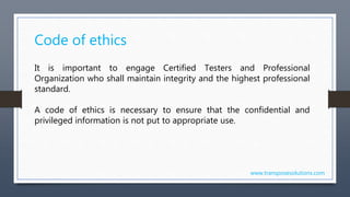 Value of software testing | PPT