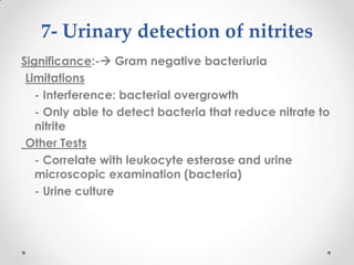 Value of urinalysis in clinical medicine copy | PPT