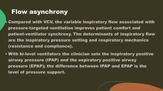 Value of ventilator mode and interface in regulating patient ventilator ...
