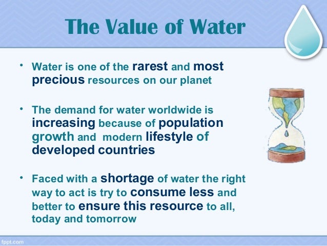 Value of water