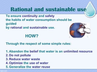 Value of water | PPT