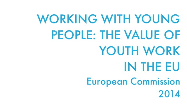 Value of youth work in EU | PPT