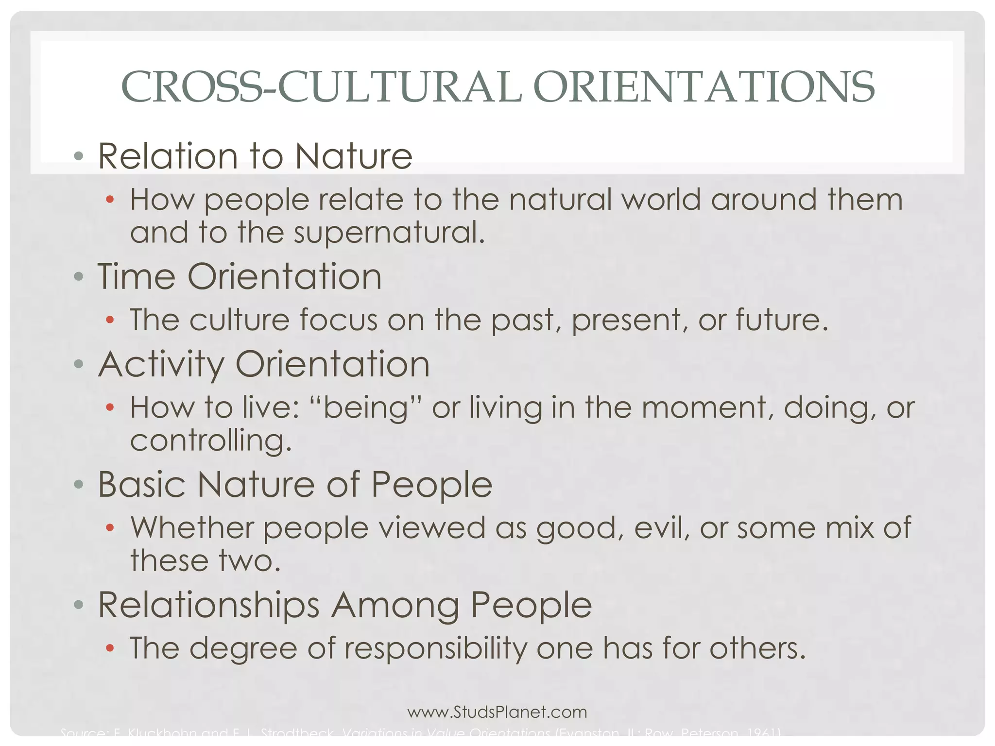Value orientation model | PPTX