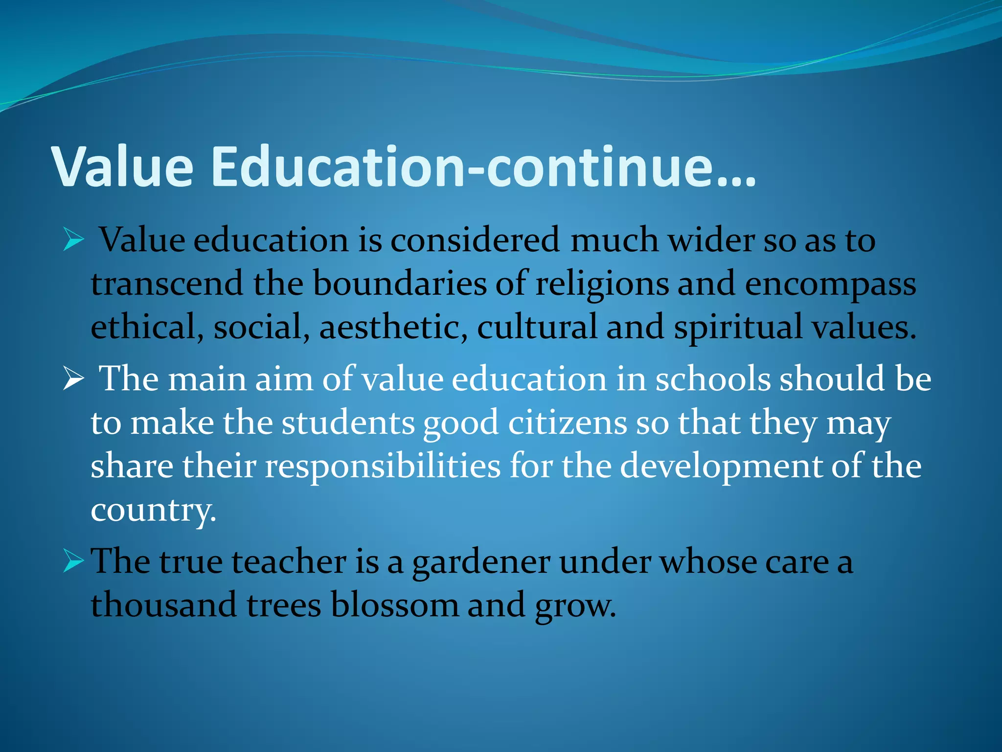 Value oriented education ppt.by kattalimuj | PPT