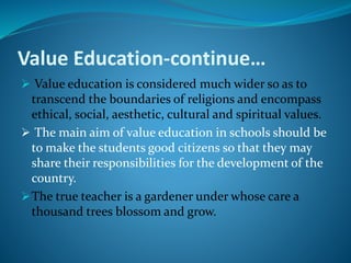 Value oriented education ppt.by kattalimuj | PPT