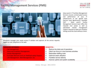 Value point system managed services | PPT