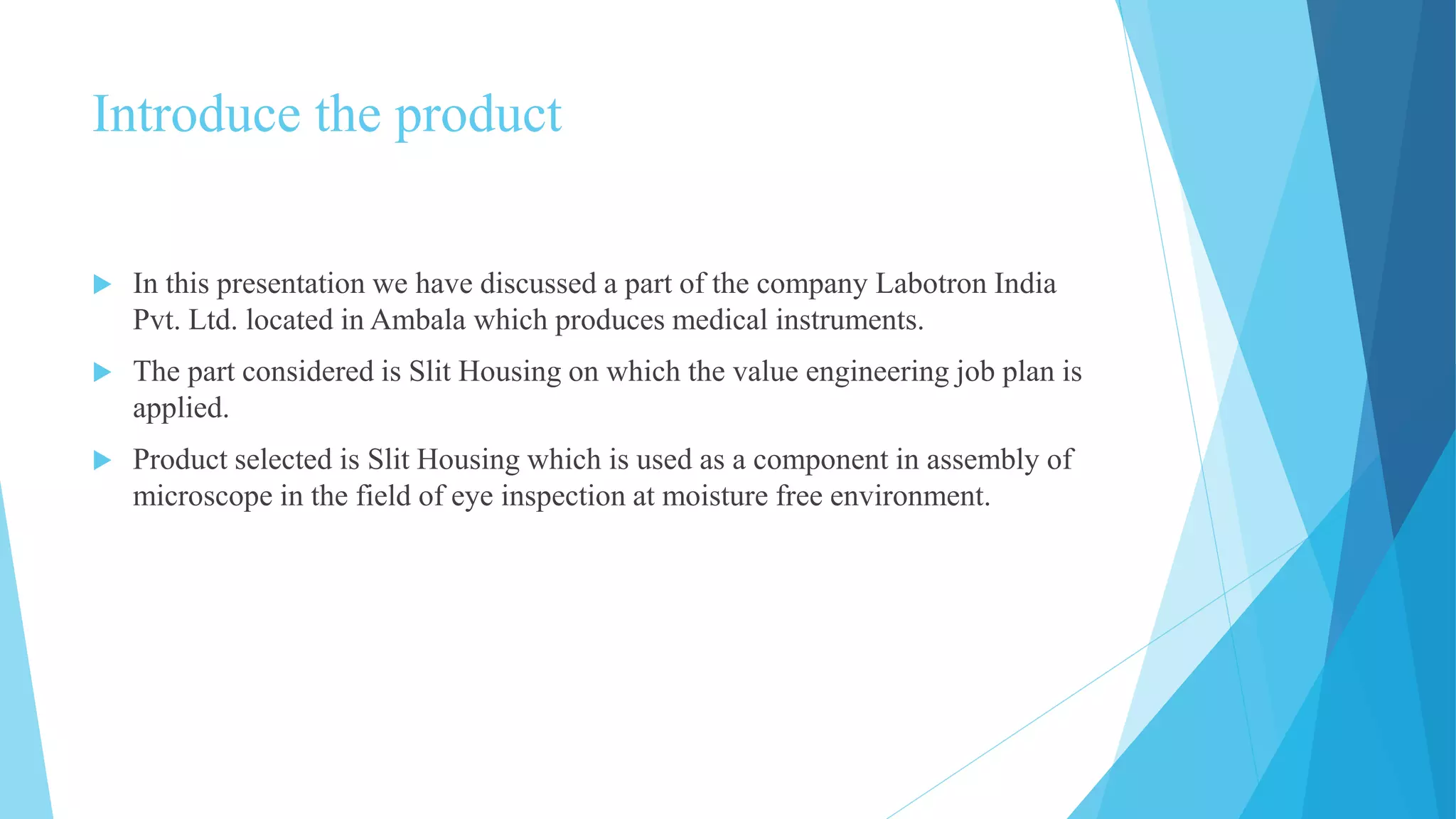 Value engineering case study ppt | PPTX